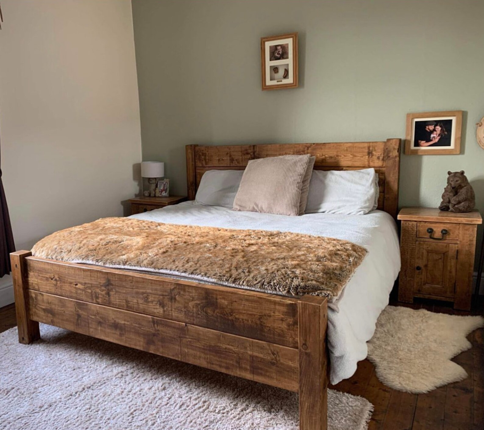 Handmade Rustic Industrial Chunky Beds - Etsy UK