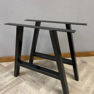 A Frame Leg Dining Table Set - Handmade Rustic Industrial - Etsy UK