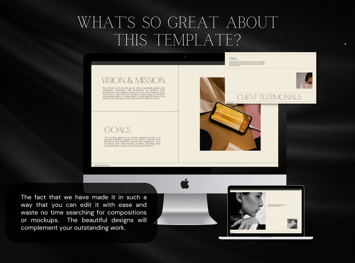 Virtual Assistant Portfolio Virtual Assistant Portfolio Template ...