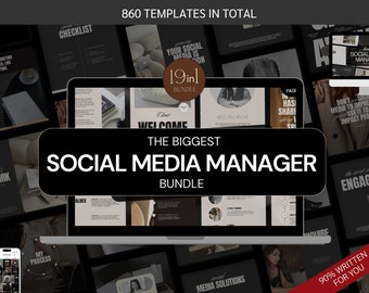 Social Media Templates - Etsy