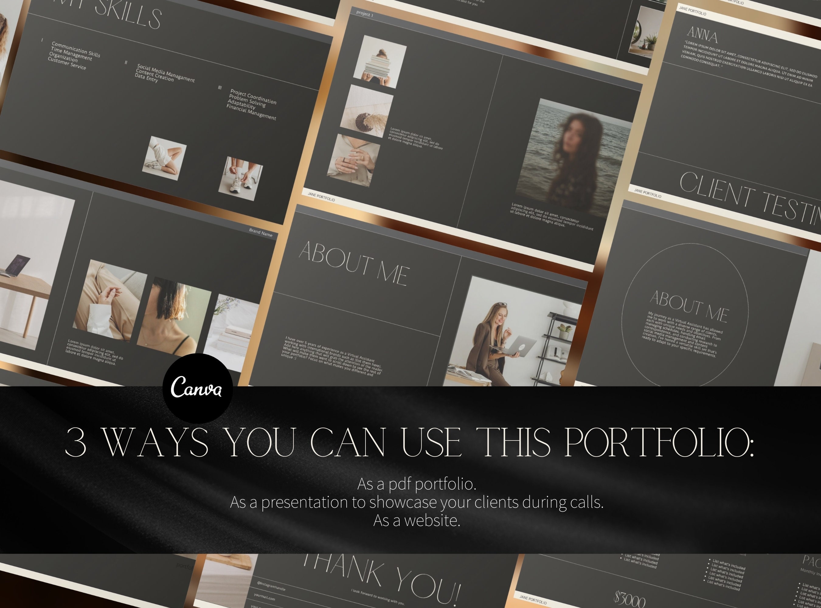 Virtual Assistant Portfolio | Virtual Assistant Portfolio Template ...