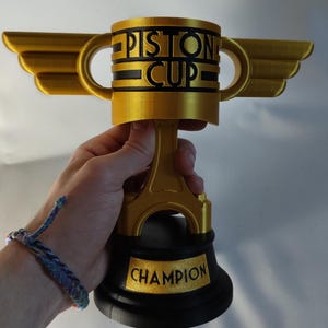 Personalized Piston Cup Cars Trophy - Custom Disney Cars Decoration - Etsy