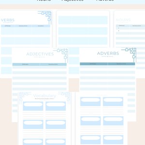 Korean Study Journal, Language Study Notebook, Korean Study Planner ...