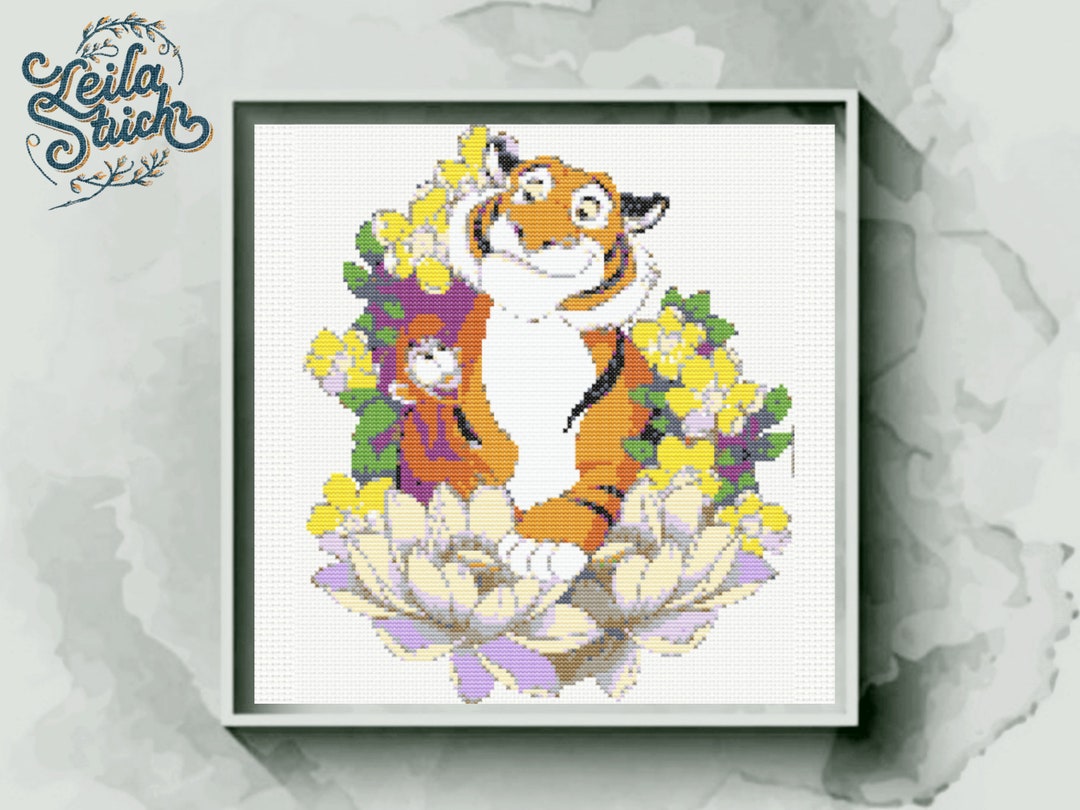 Abu and Rajah Cross Stitch Pattern , Alaaddin Cross Stitch Pattern ...