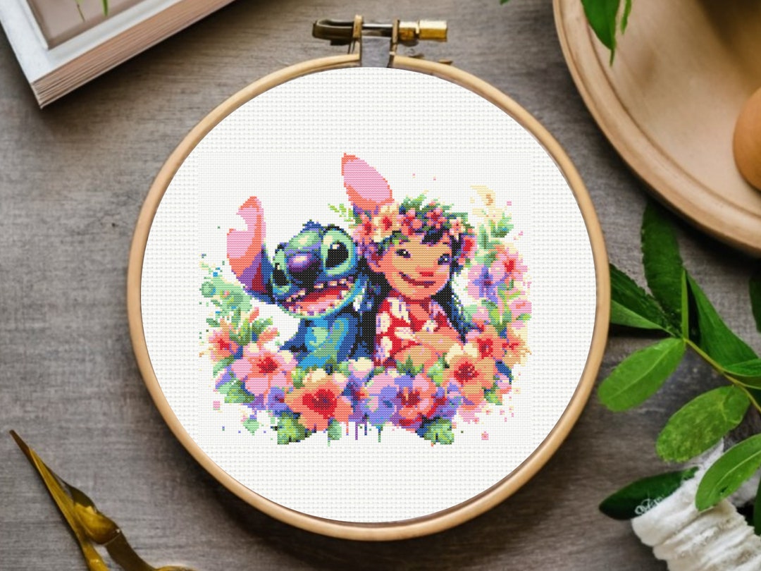 Stitch and Lilo Cross Stitch Pattern Instant Download - Etsy UK
