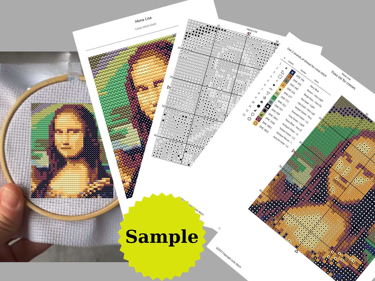 Christmas Gnome Cross Stitch Pattern, 2 Santa Gnome Bundle Set, Instant ...