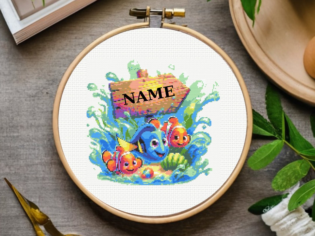 Personalized Finding Nemo Cross Stitch Pattern Instant Download - Etsy UK
