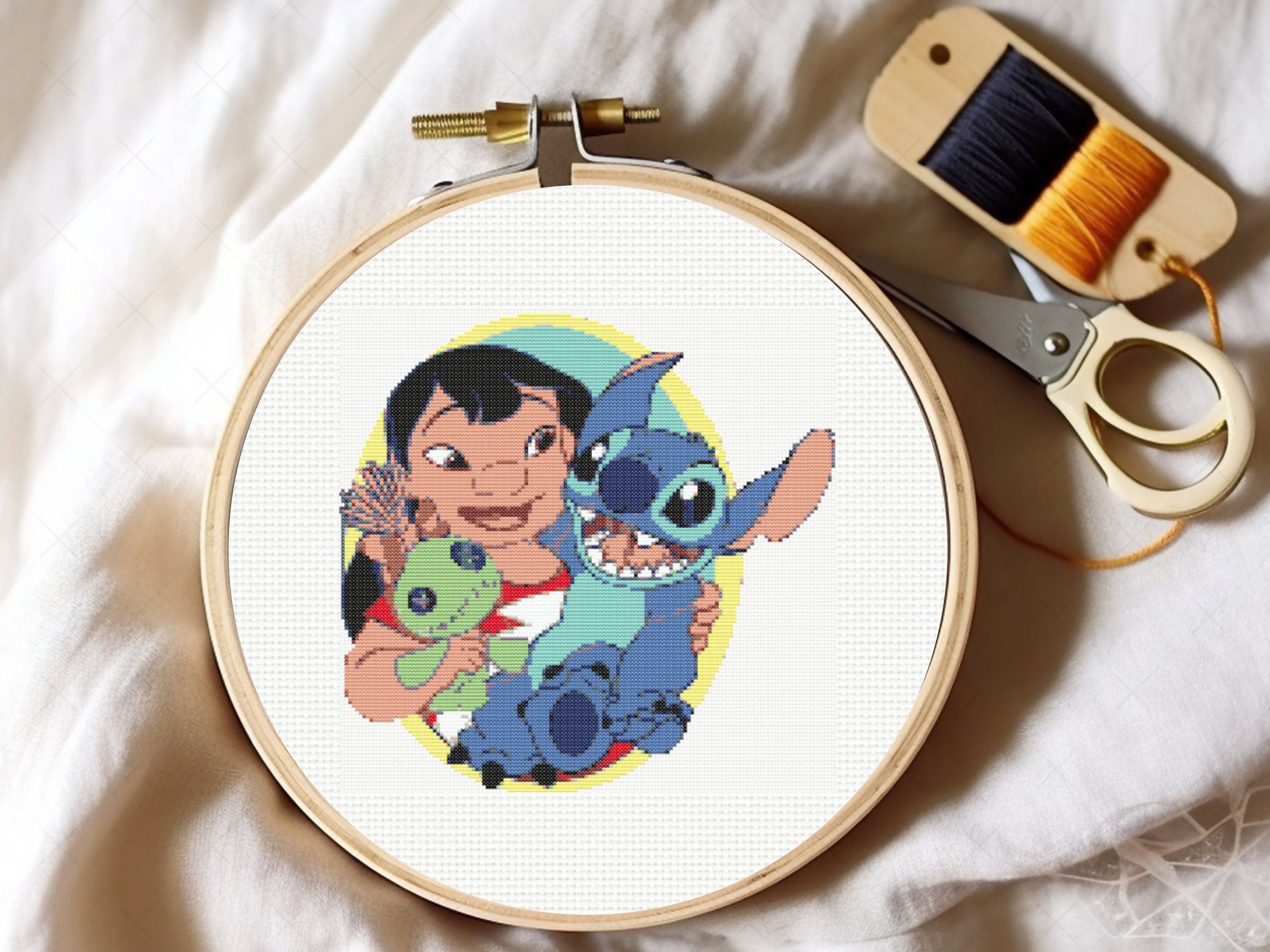 Stitch and Lilo Cross Stitch Pattern Instant Download - Etsy