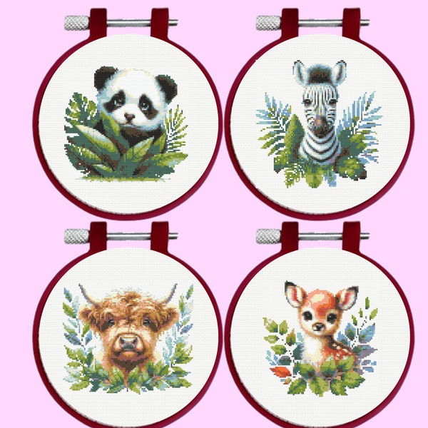 Animals Cross Stitch - Etsy