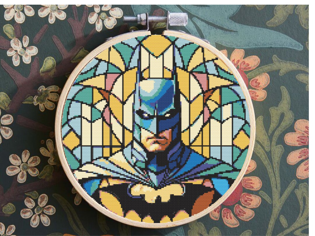 Batman Cross Stitch Pattern, Hero Cross Stitch Pattern, Art Decor ...