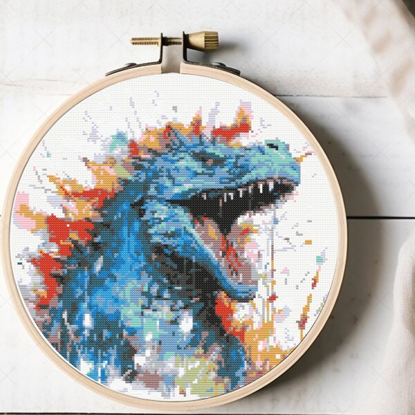 Godzilla Pattern - Etsy