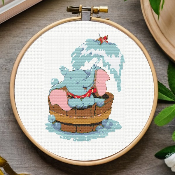 Dumbo Cross Stitch Pattern - Etsy