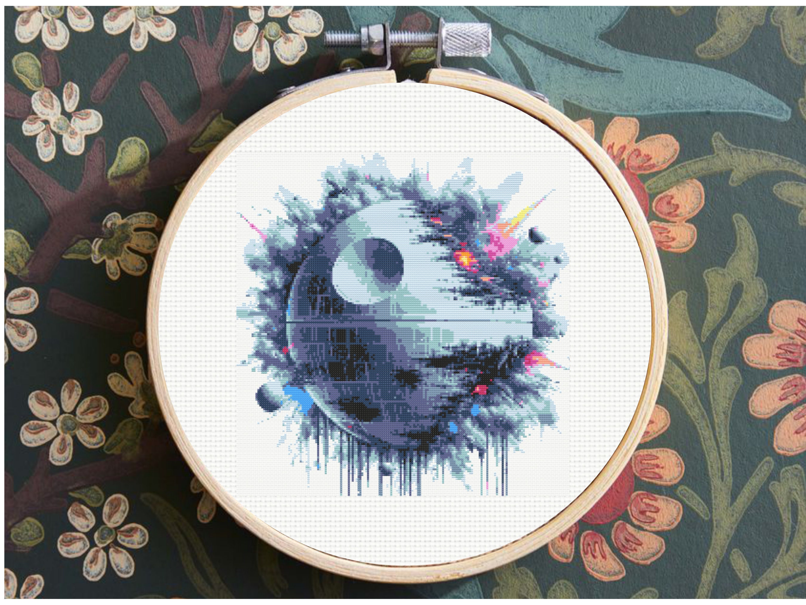 Starwars Deathstar Cross Stitch Pattern, Instant Download - Etsy