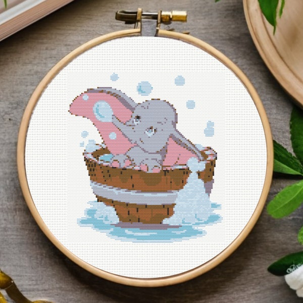 Dumbo Cross Stitch Pattern - Etsy