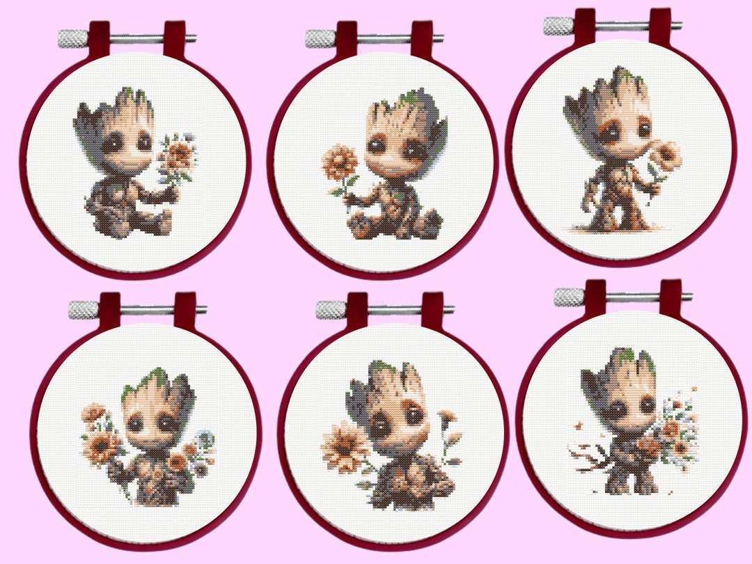Groot Cross Stitch Pattern, Hero Cross Stitch Pattern, Art Decor ...