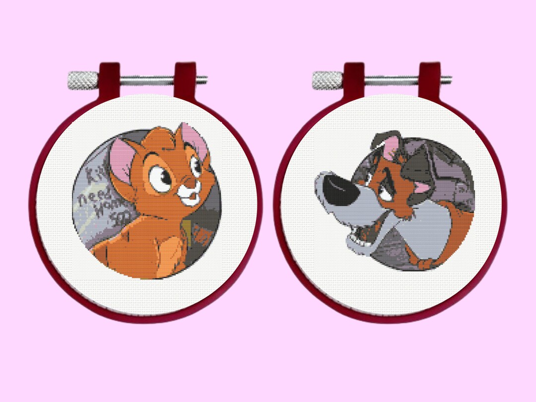 Oliver and Dodger Cross Stitch Pattern, Instant Download - Etsy