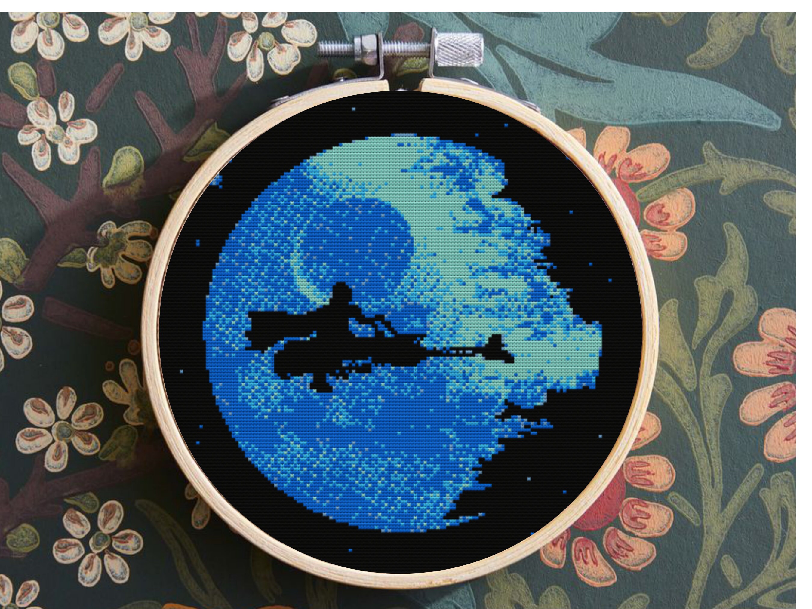 Death Star Cross Stitch Pattern, Star Wars Cross Stitch Pattern, Darth ...