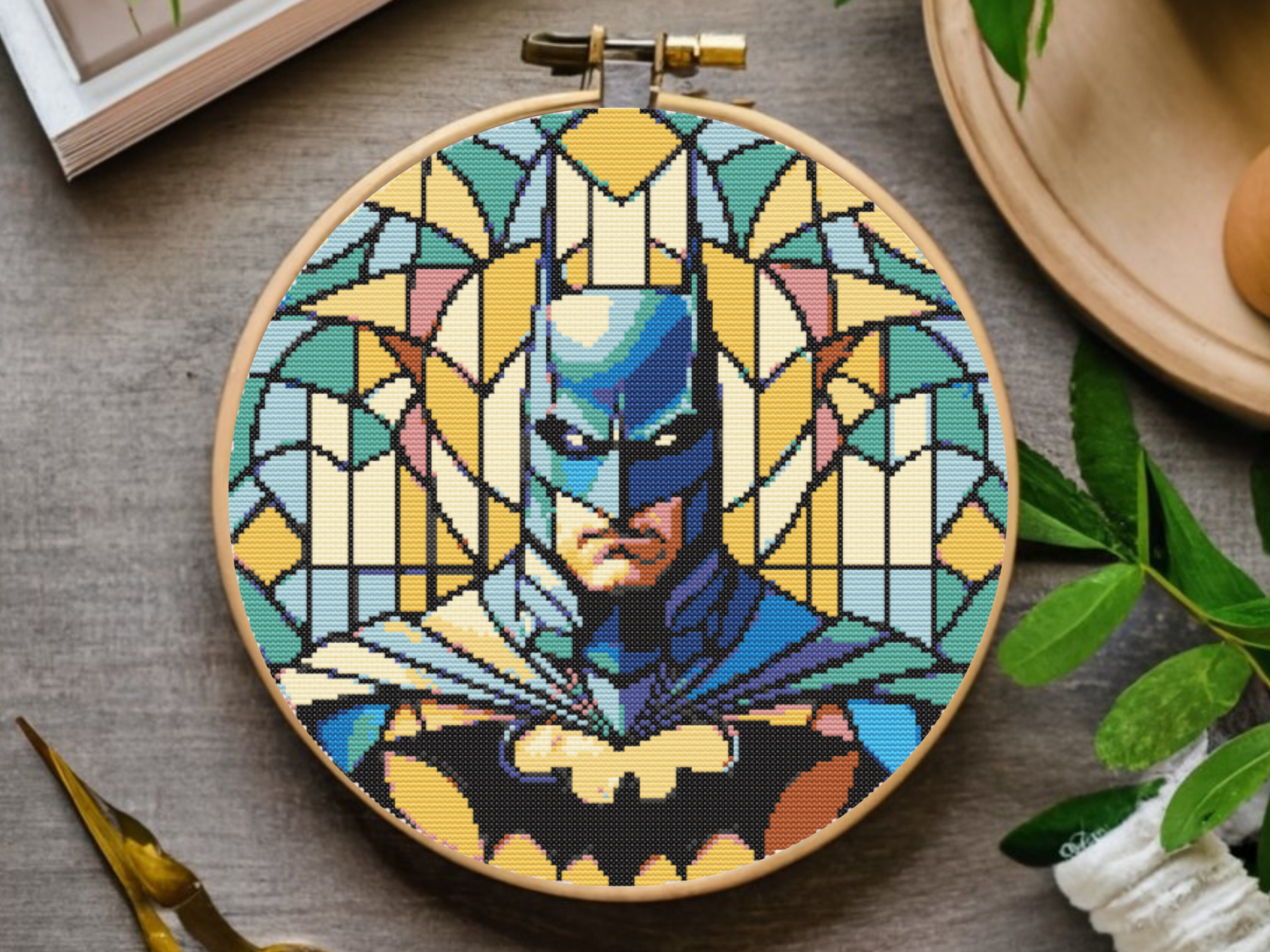 Batman Cross Stitch Pattern, Hero Cross Stitch Pattern, Art Decor ...