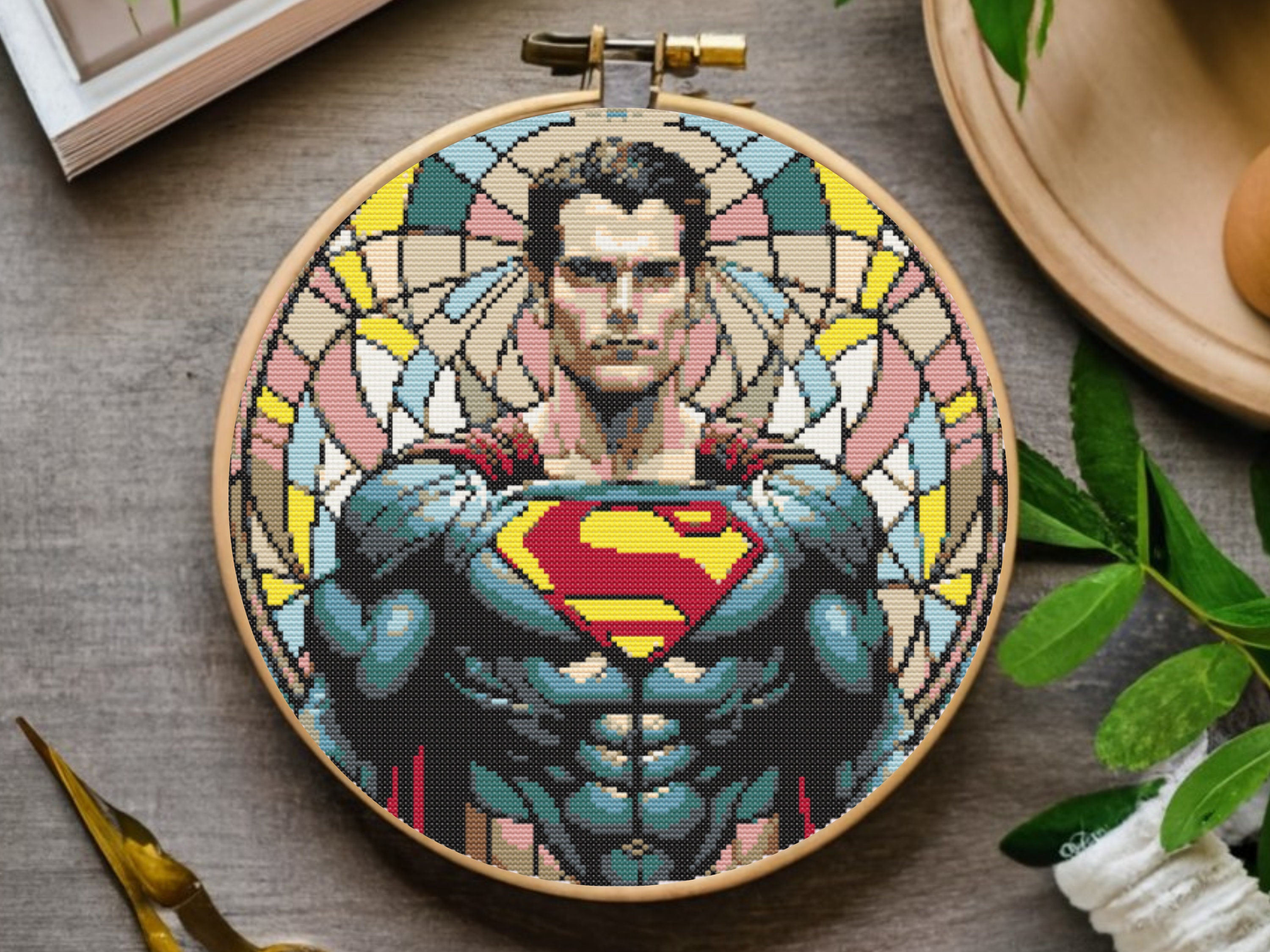 Superman Cross Stitch Pattern, Hero Cross Stitch Pattern, Art Decor ...