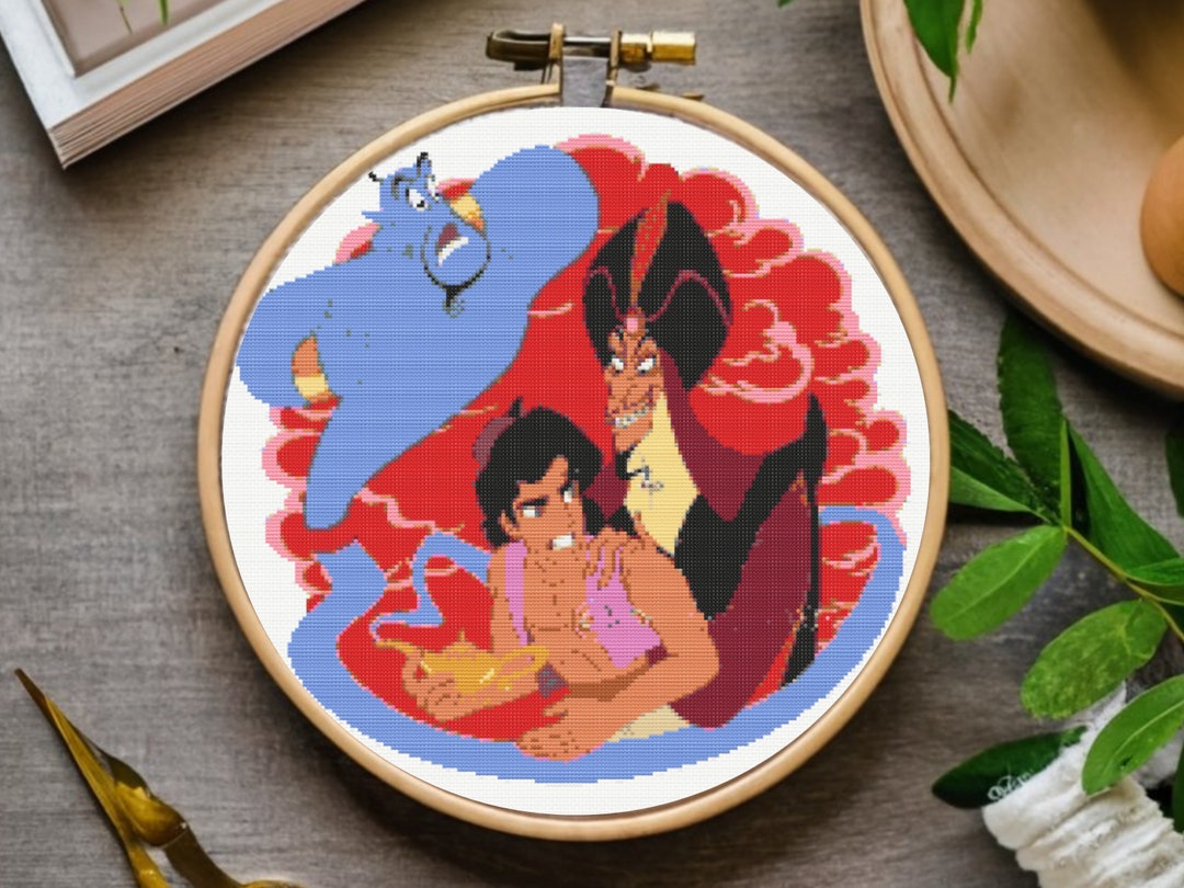 Aladdin Cross Stitch Pattern,, Instant Download - Etsy