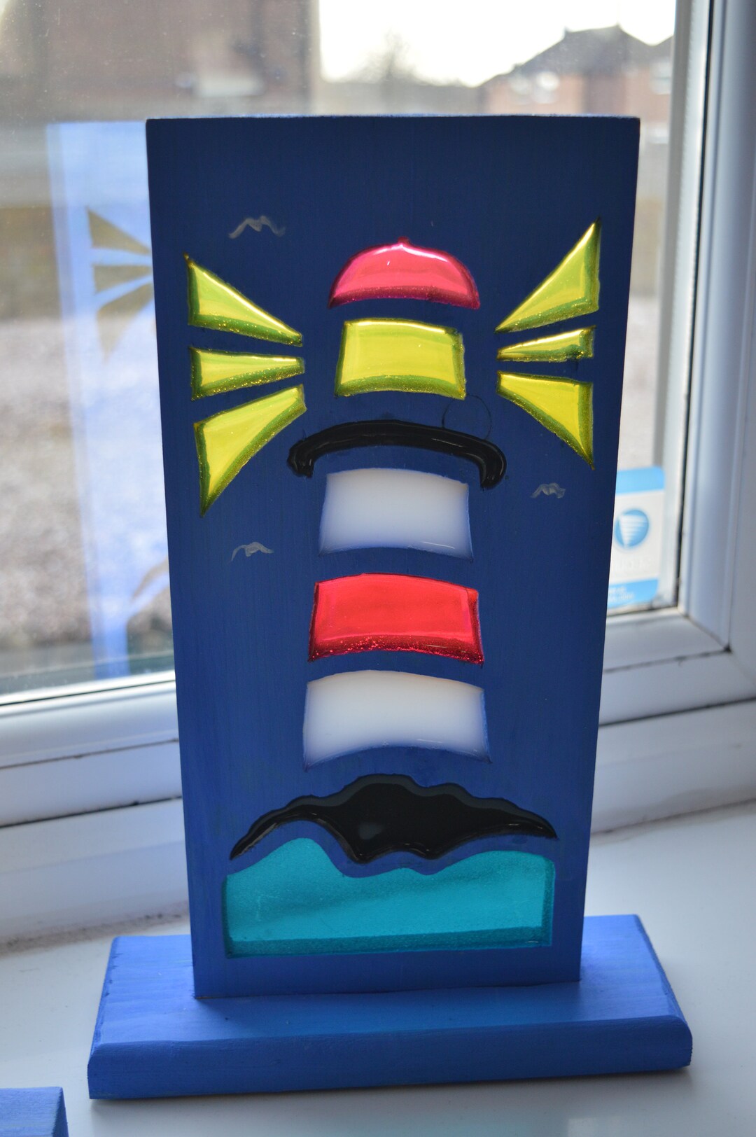 Lighthouse Resin Window Display. - Etsy