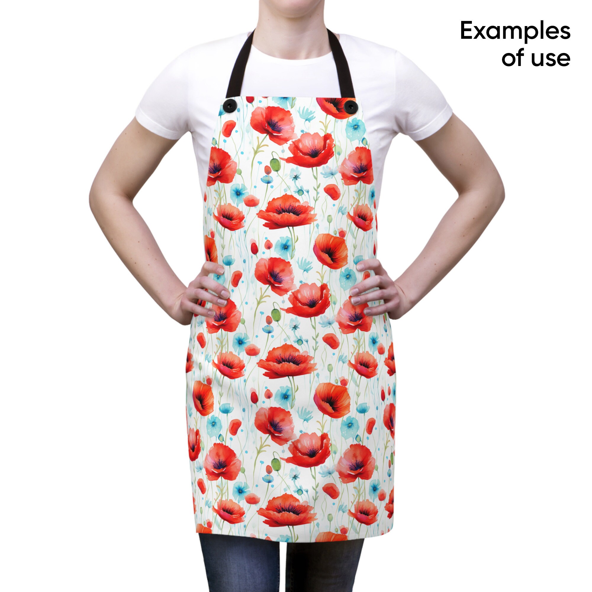 Poppy Digital Paper, Printable Poppy, Seamless Pattern, Poppy Seed ...