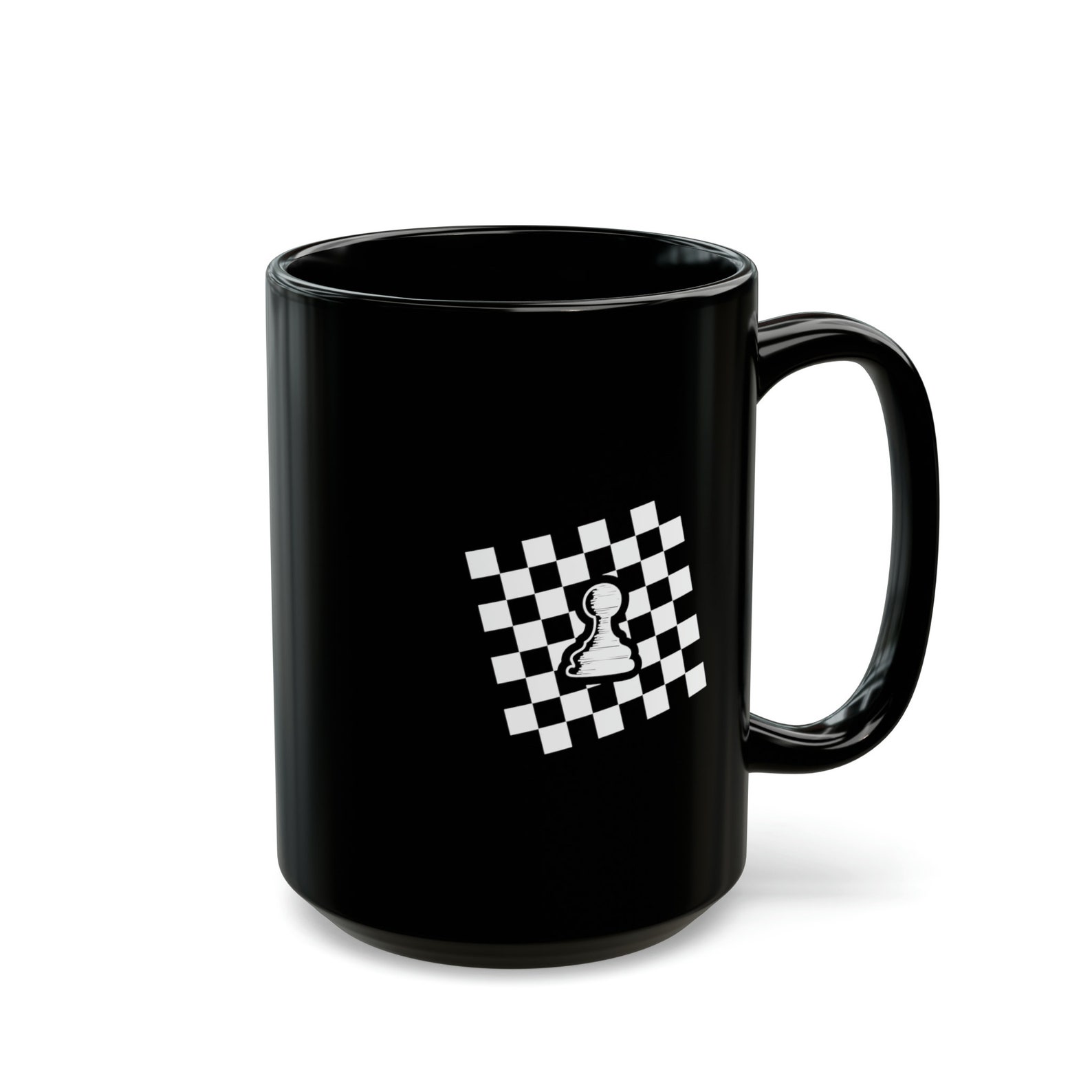 Chess Gift, Chess Black Mug, Chess Coffee Cup, Unique Chess Gift, Play ...
