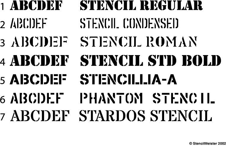 Personalised Custom Image Stencils, Custom Symbol Stencils, Custom Text ...