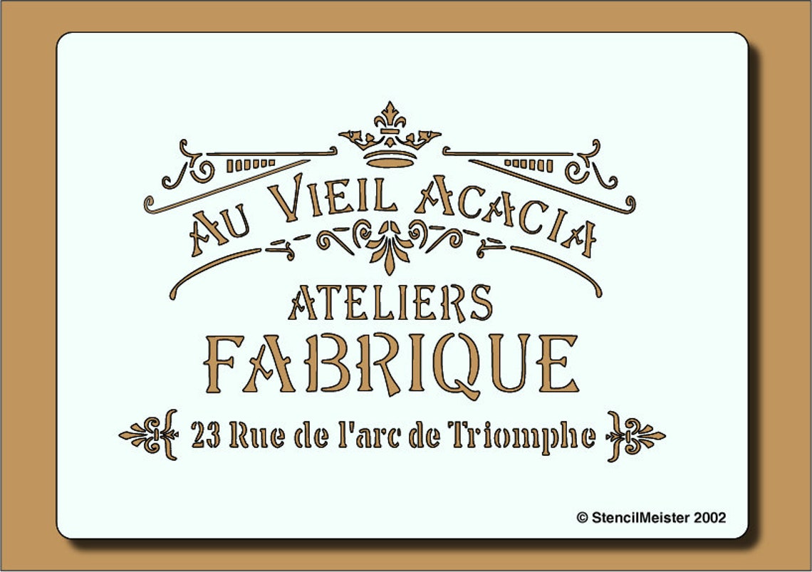 Personalised Custom Image Stencils, Custom Symbol Stencils, Custom Text ...