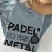 Padel to the Metal Digital PNG, Unique Padel Design, Sport Wall Art ...
