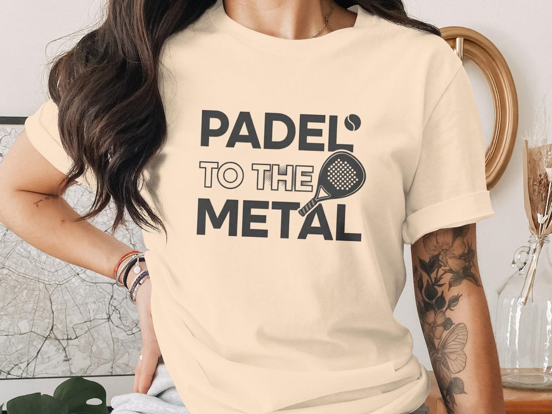 Padel to the Metal Digital PNG, Unique Padel Design, Sport Wall Art ...