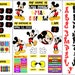 ASL Mickey Mouse Learning Board Diy - Learning Board Cut Out Pieces for ...
