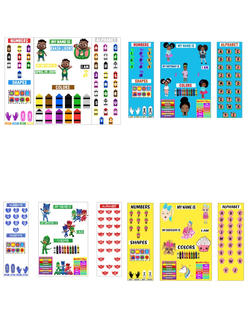 Dinosaur DIY Toddler Learning Board Kit - Cut-out Pieces, Easy Assembly ...