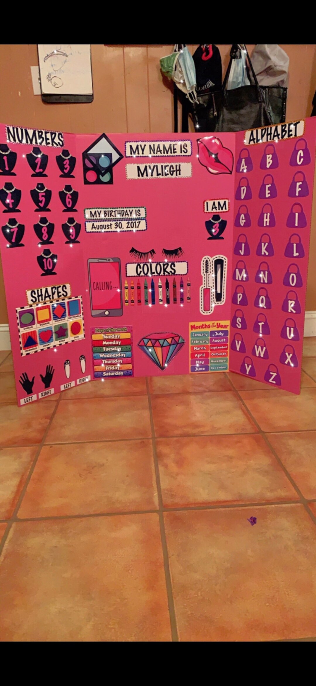 Learning Board DIY - Learning Board Cut Out Pieces for Toddlers(board ...