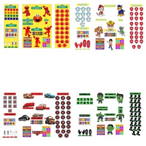 Minnie Mouse Learning Board DIY Learning Board Cut Out Pieces for ...