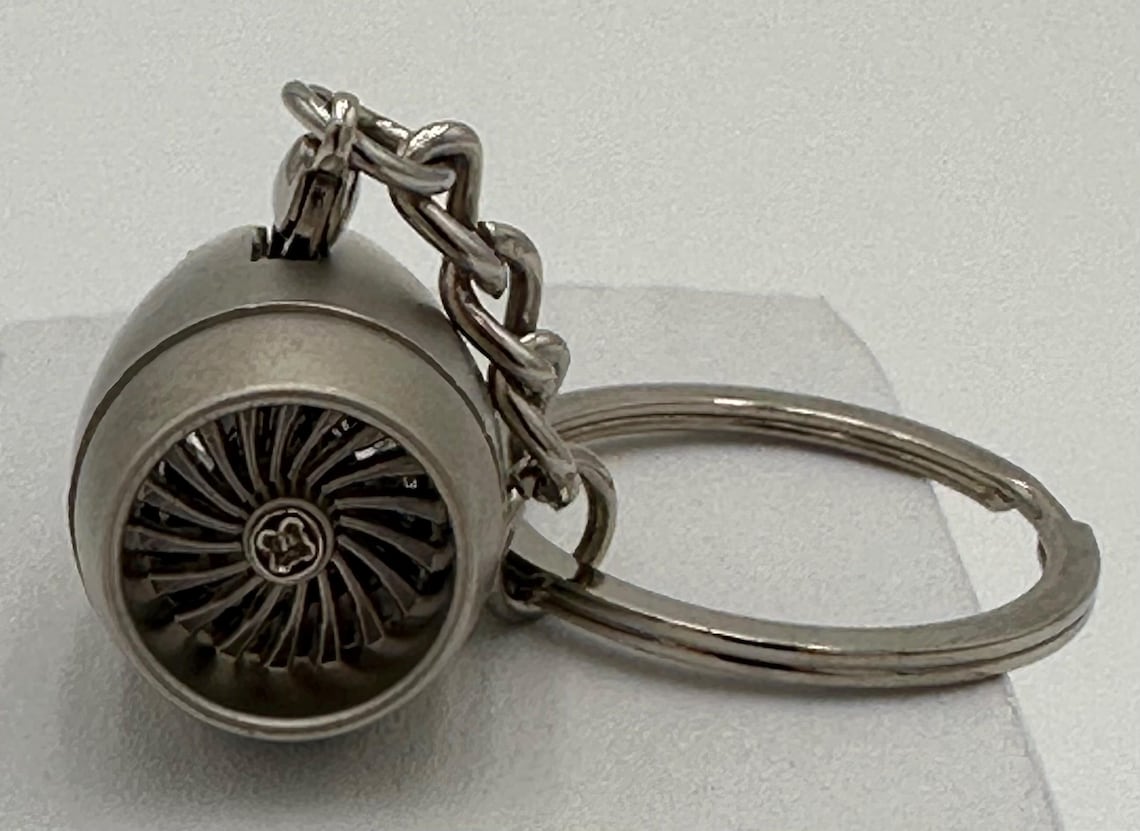 Metal Jet Engine Keychain - High Quality - Etsy