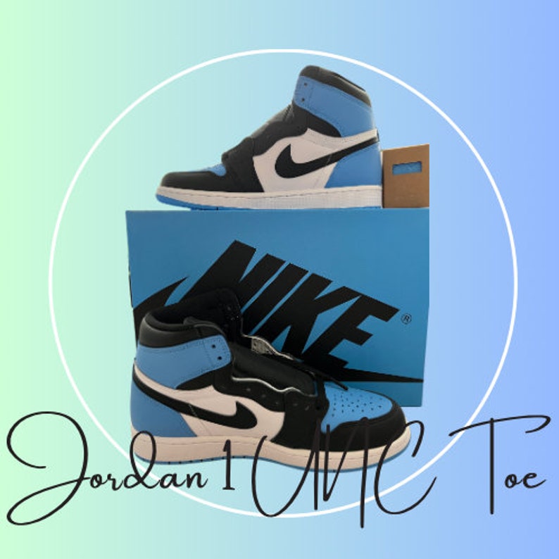 Printable Jordan 1 UNC Toe Photo - Etsy UK