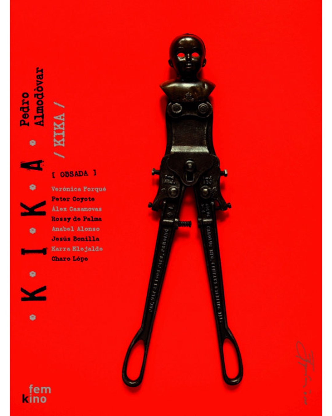 Film Poster for Pedro Almodovar's kika. A Tribute Poster by Tomasz ...