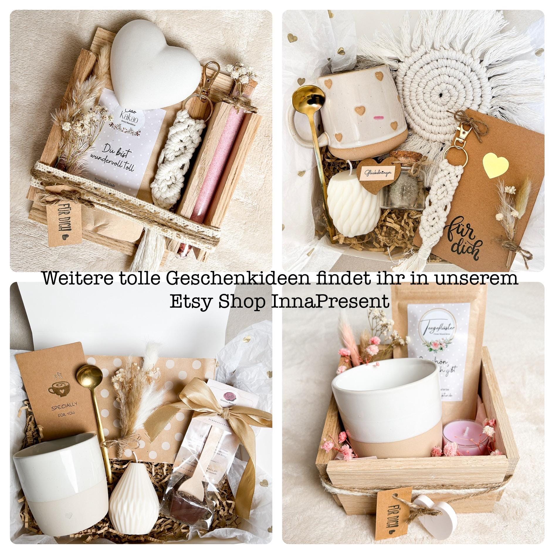 Geschenkbox für Frauen mit Tasse, Bubble Kerze, Tee für Mama, Freundin ...