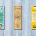 Book Theme Reader Bookmarks Digital Printable Bookmarks | Digital ...