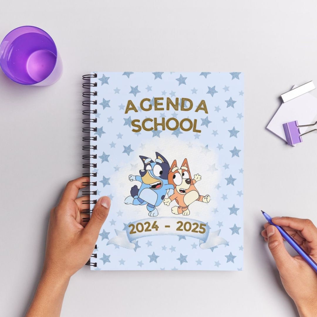 Bluey 2024 2025 School Planner With Motivational Phrases 2024-2025 ...