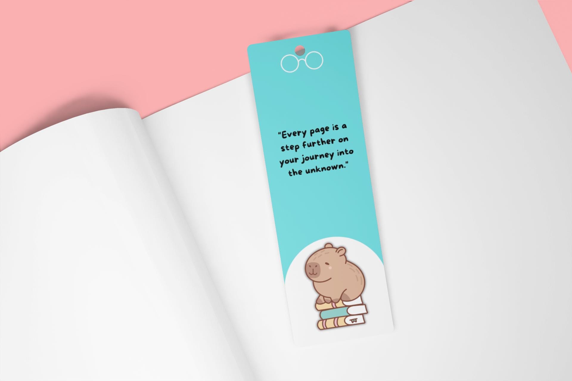 Set of 10 Kawaii Capybara Bookmarks Digital, Printable Bookmark Designs ...