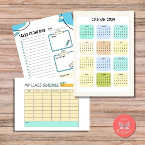 Alphabet, Calendar 2024, Numbers, Children Learning, Class Schedule ...