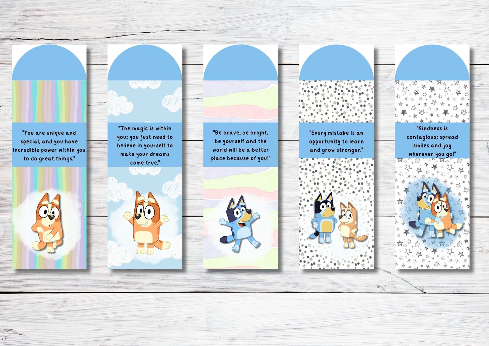 Bluey Class Set: Planner With Class Schedule, Covers for Notebooks 14 ...