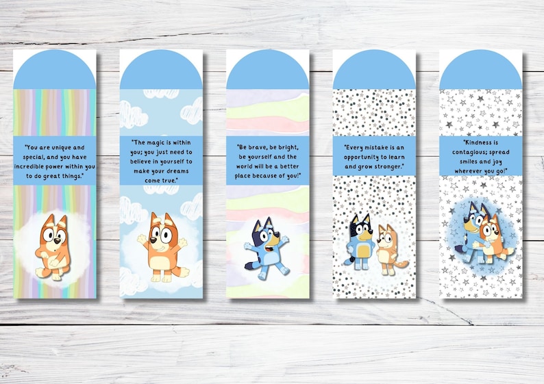 Bluey Class Set: Planner With Class Schedule, Covers for Notebooks 14 ...