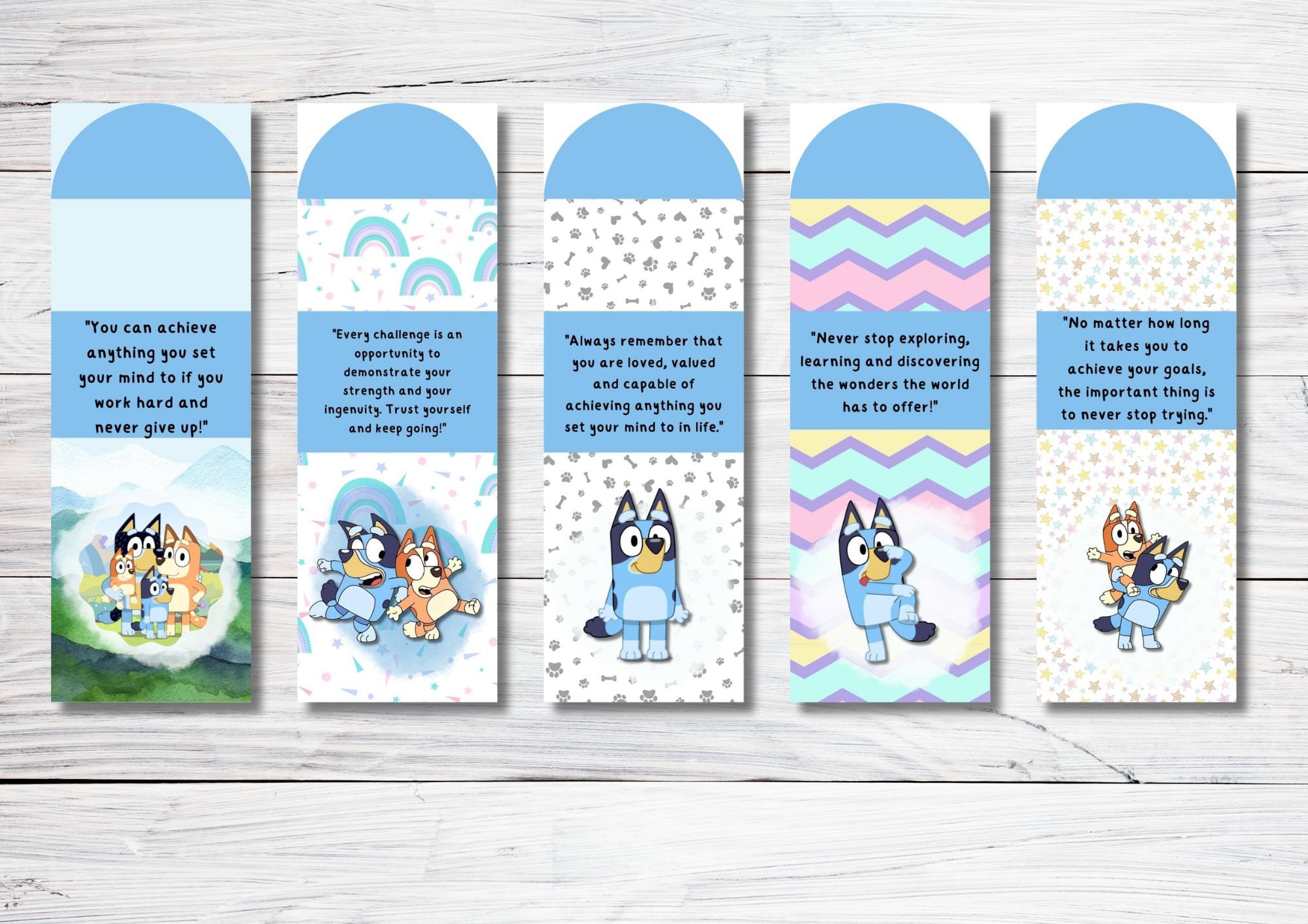 Bluey Class Set: Planner With Class Schedule, Covers for Notebooks 14 ...