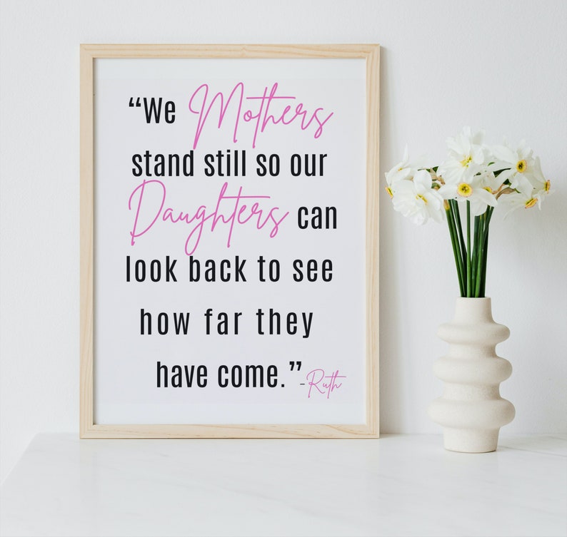 Barbie Movie Print, Mother Daughter Quote, Ruth Handler Quote, Digital ...