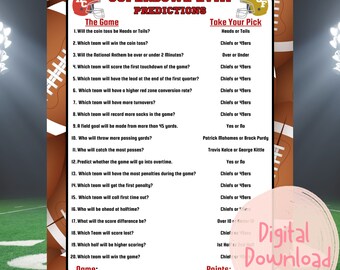 Football Predictions Game, Super 58 Odds Game, Football Watch Party ...