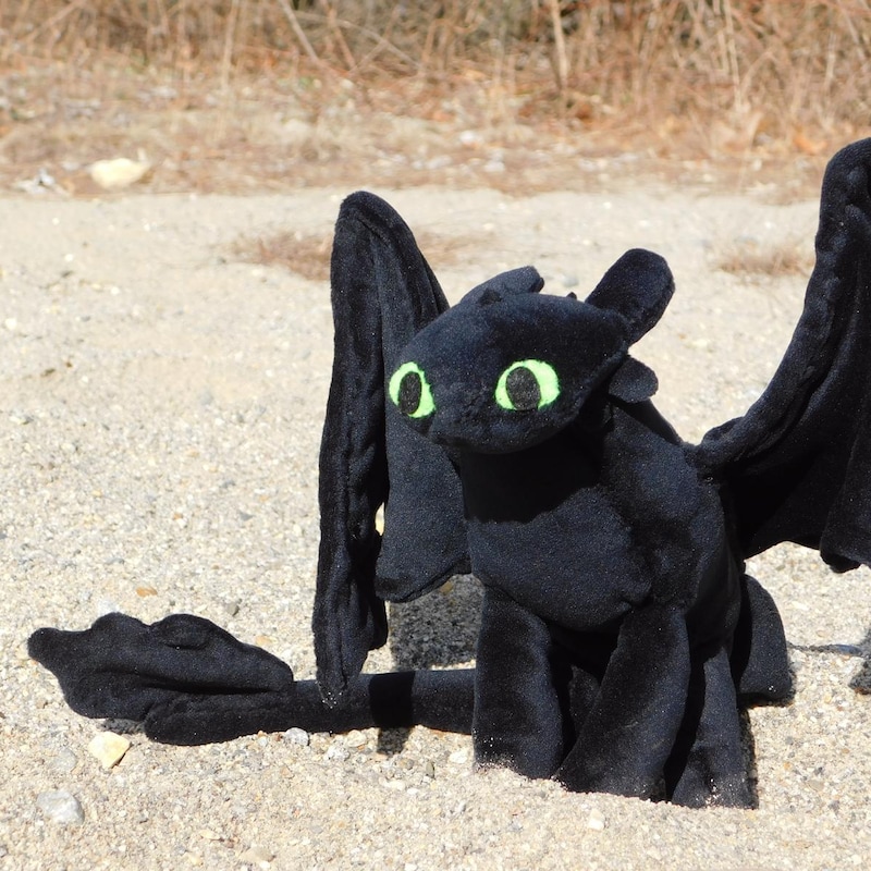Giant Toothless Stuffed Dragon - Etsy