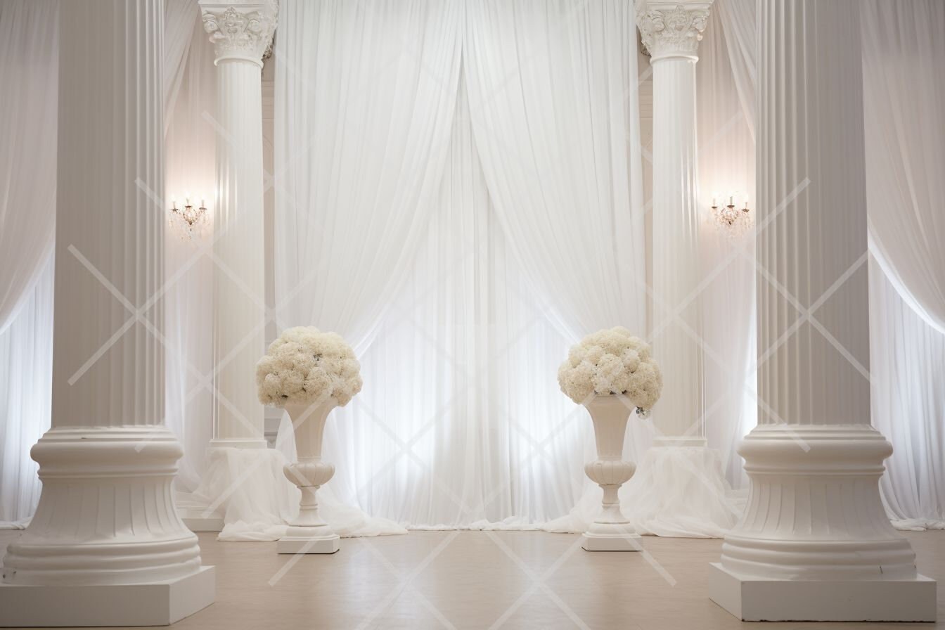 Dreaming White Digital Backdrop Bundle, Maternity Backdrop, Wedding ...